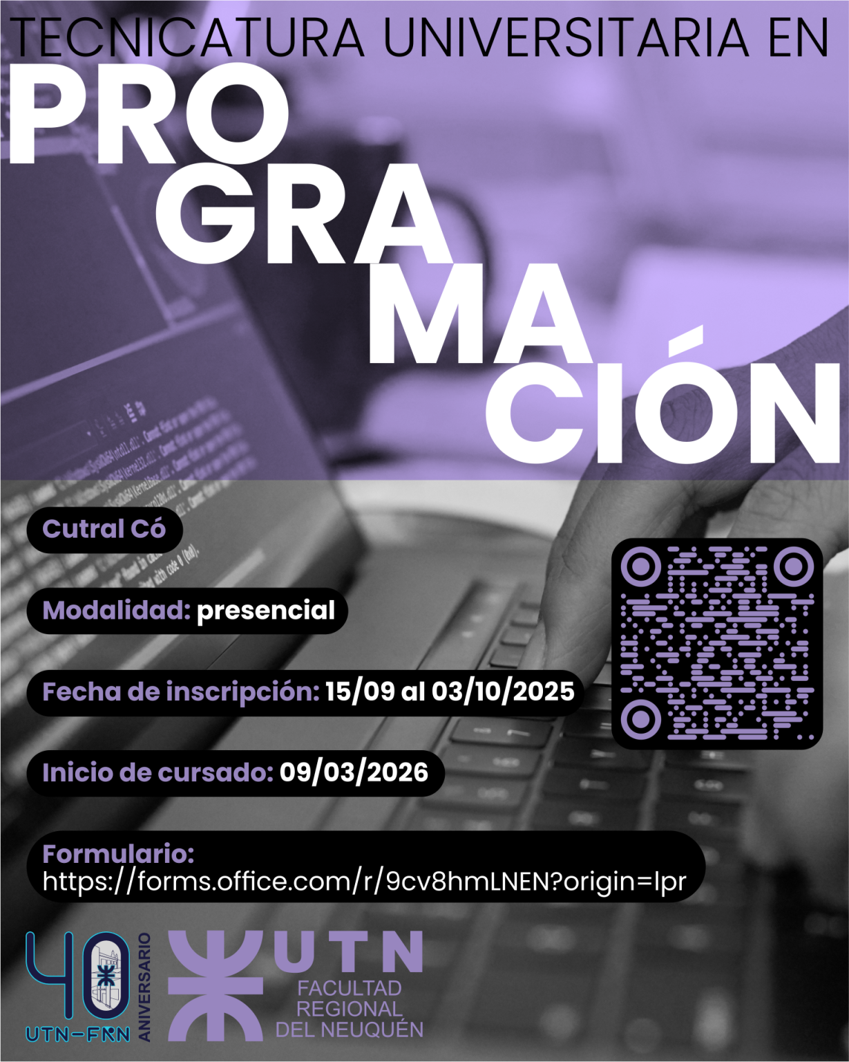 Tecnicatura Universitaria en Programación – UTN – Facultad Regional del Neuquén